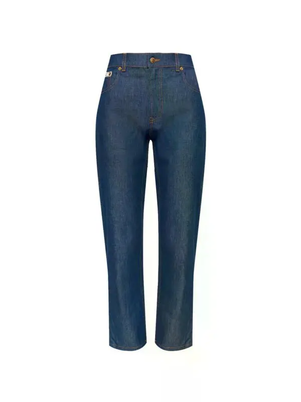 Moschino Patch Tapered Jeans