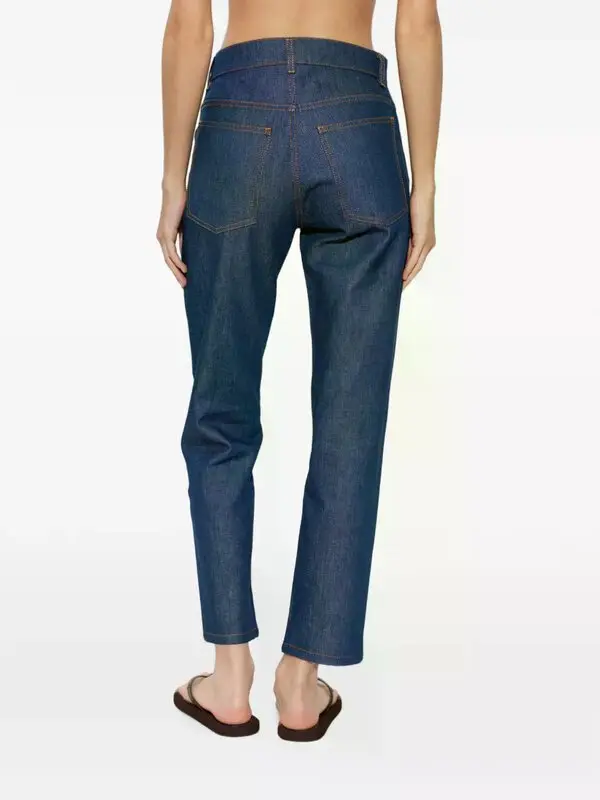 Moschino Patch Tapered Jeans