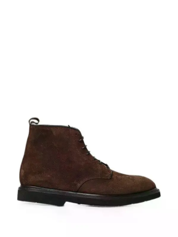 Premiata Lace-up Suede Ankle Boots