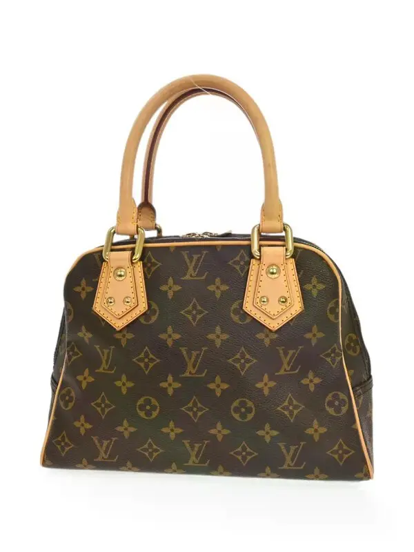 LOUIS VUITTON Monogram Manhattan Tote Bag - Brown