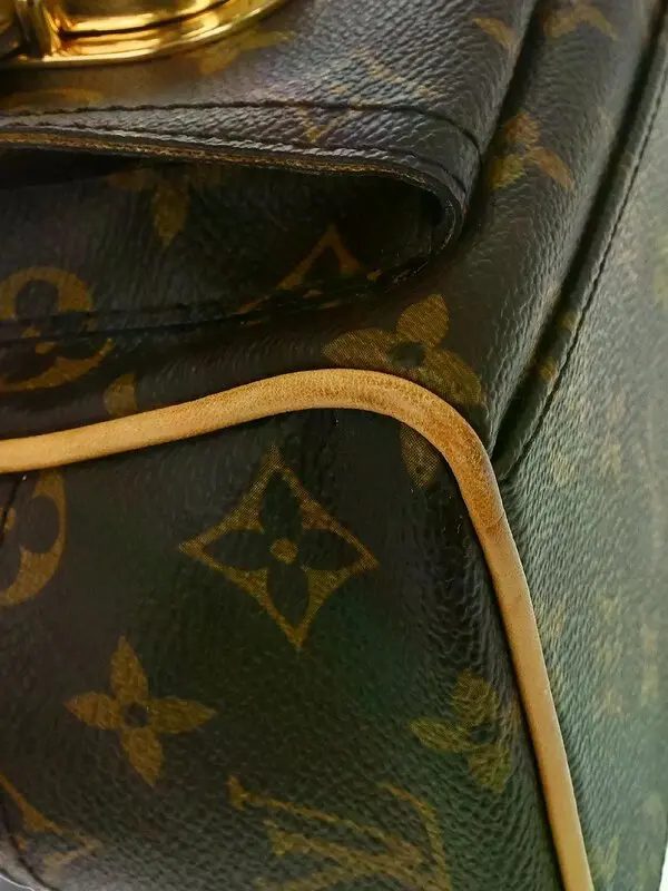 LOUIS VUITTON Monogram Manhattan Tote Bag - Brown