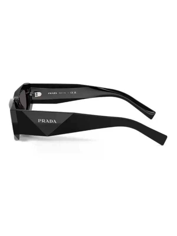 Prada Geometric-frame Sunglasses - Black