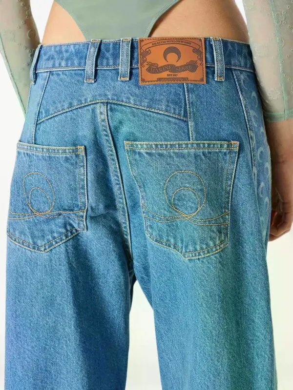MARINE SERRE Moon Diamond Jeans