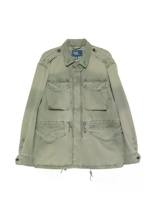 Polo Ralph Lauren Olive Washed Utility Jacket