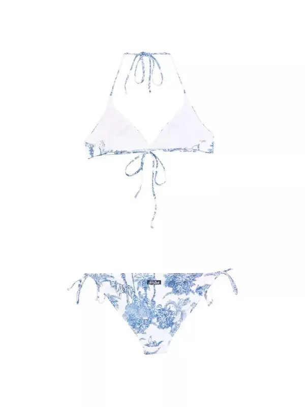 MC2 SAINT BARTH Toile De Jouy Print Bikini