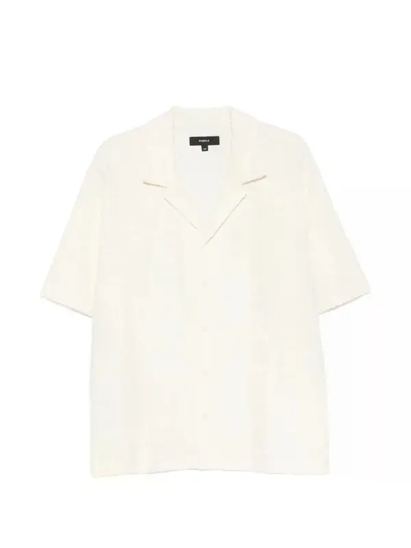 PURPLE BRAND Logo-embossed Shirt
