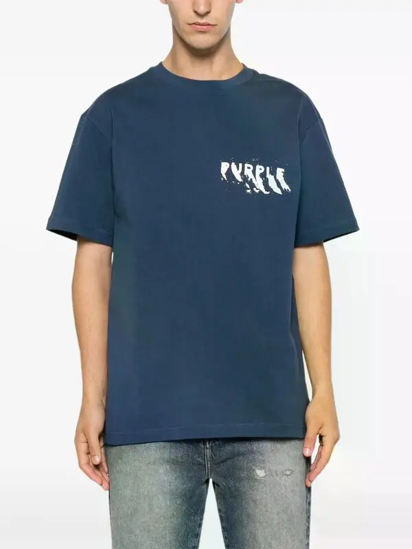 PURPLE BRAND Logo-print T-shirt