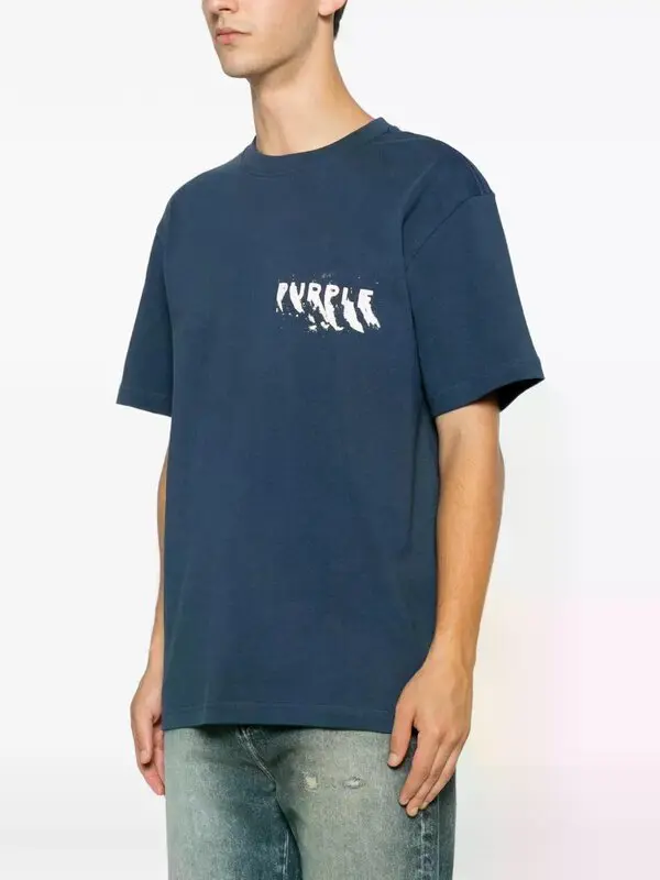 PURPLE BRAND Logo-print T-shirt