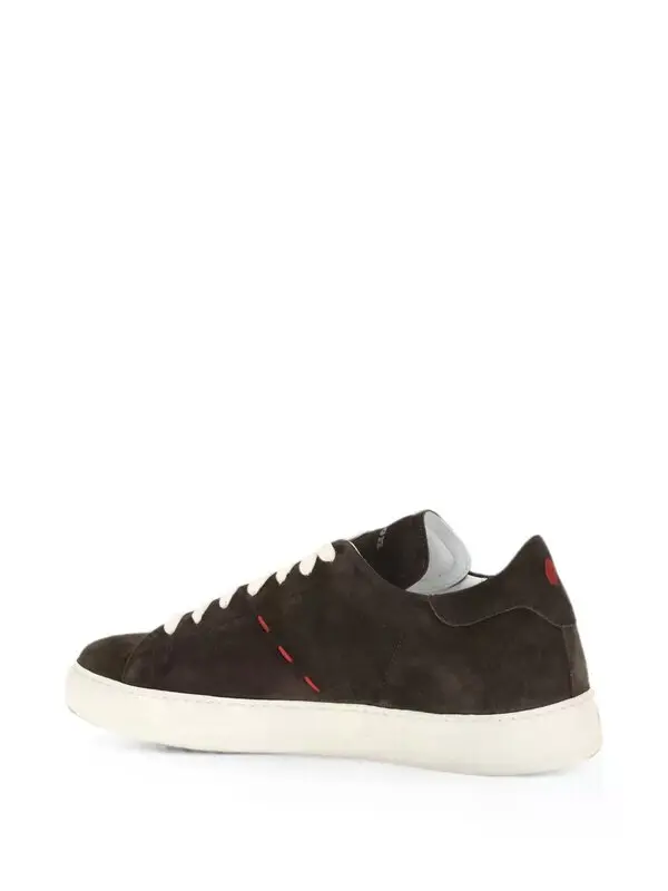 Kiton Suede Lace-up Sneakers - Brown