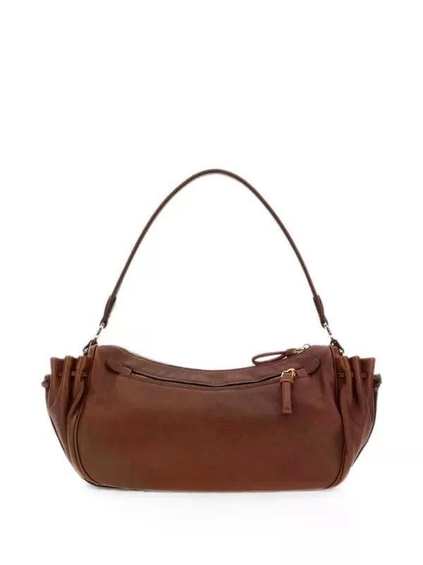 Prada Gathered Leather Tote Bag