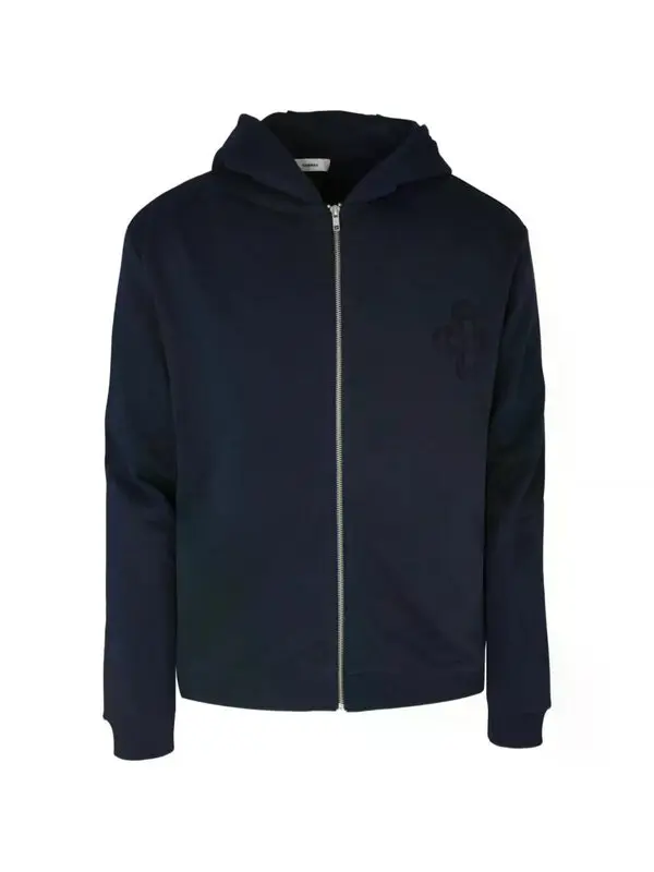 Commas Embroidered Zip-up Hoodie