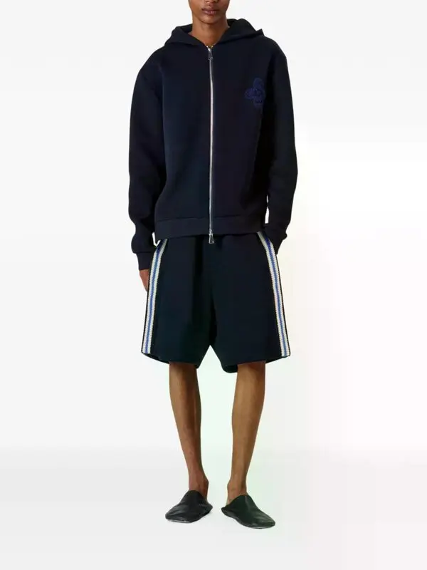 Commas Embroidered Zip-up Hoodie