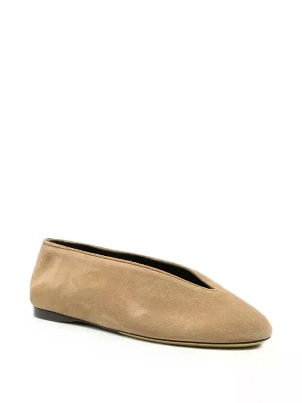 Moschino Round-toe Ballet Flats