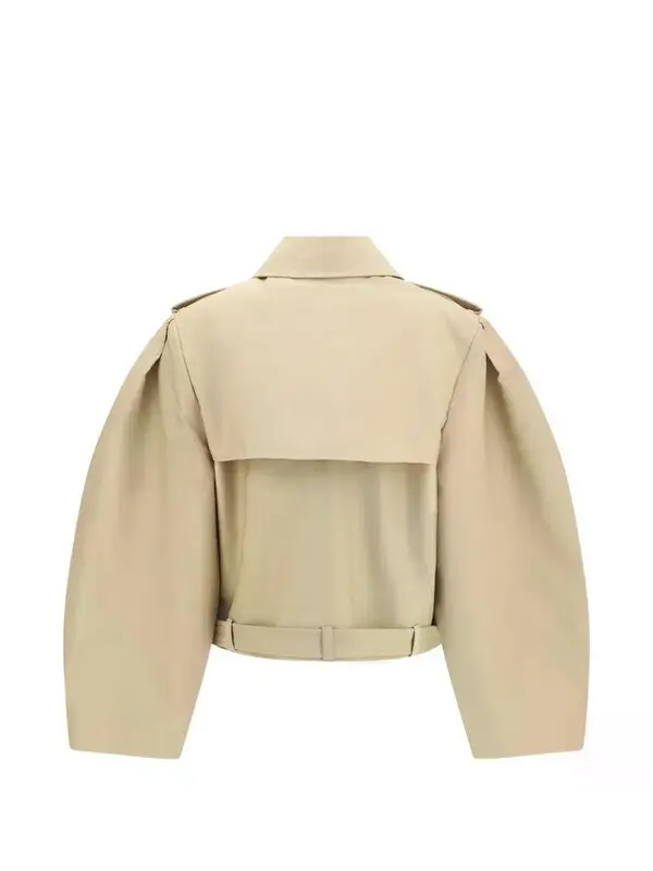 GANNI Double-breasted Balloon Sleeve Jacket