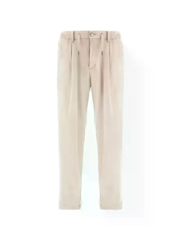 Herno Suede-effect Drawstring Trousers