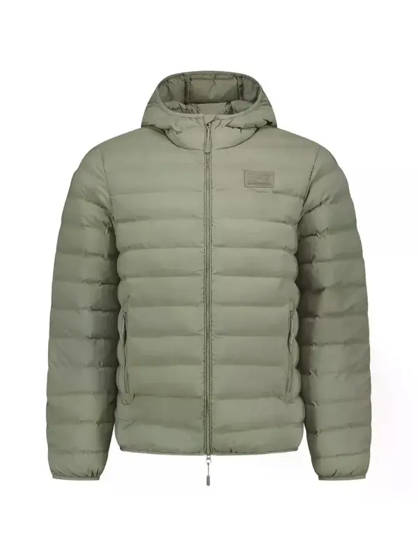 EA7 Hooded Quilted Jacket