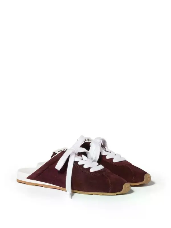 Miu Miu Plume Suede Mules