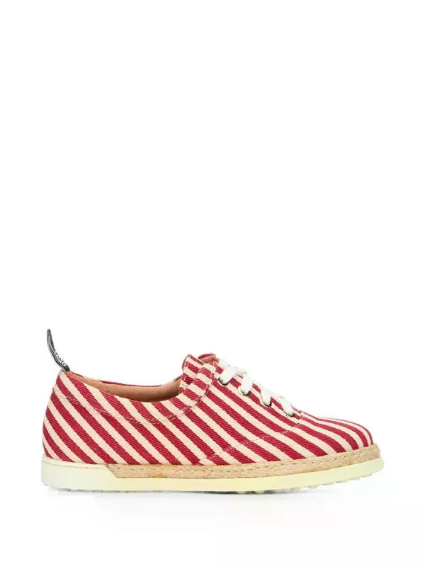 Moschino Striped Lace-up Sneakers