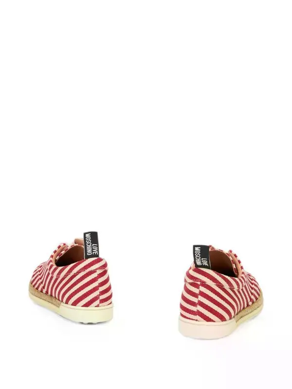 Moschino Striped Lace-up Sneakers