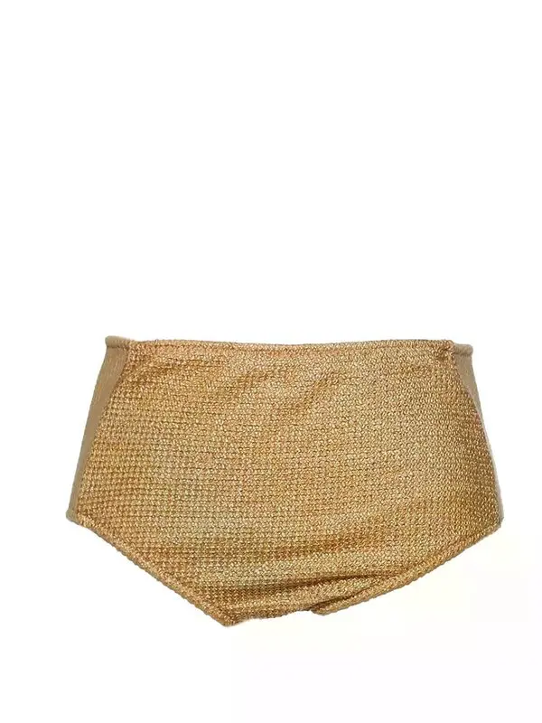 MULLER OF YOSHIOKUBO High-waisted Bikini Bottoms - Neutrals