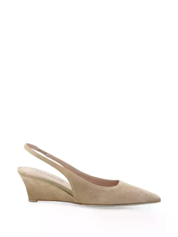 NOTABENE Elba 50 Pointed-toe Wedge Sandals