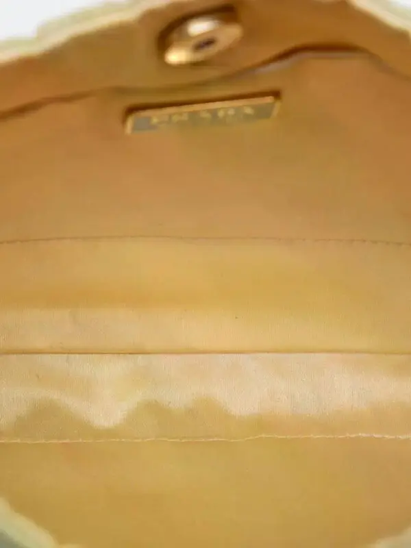Prada Tessuto Chain Shoulder Bag - Brown