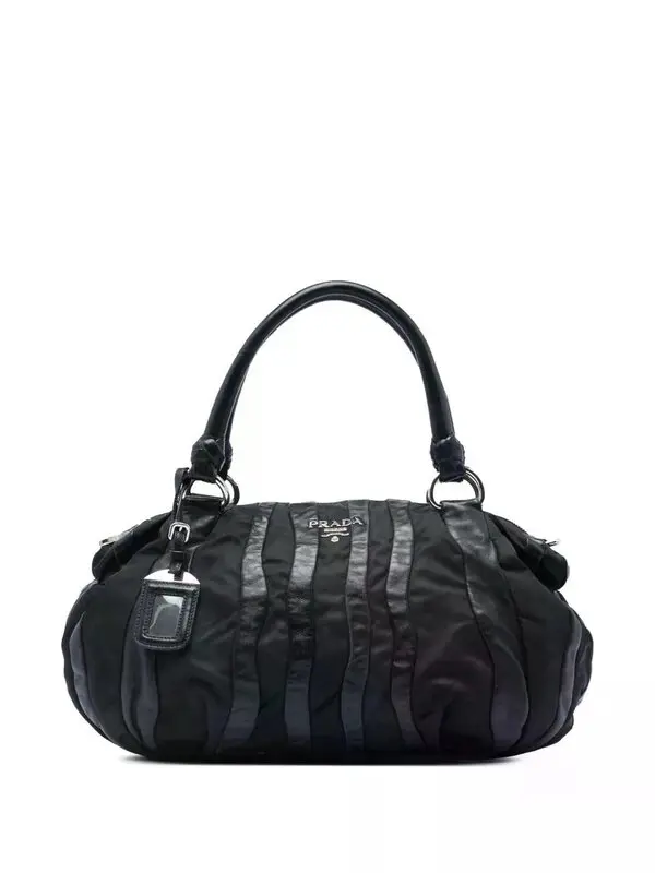 Prada Tessuto Nappa Waves Handbag