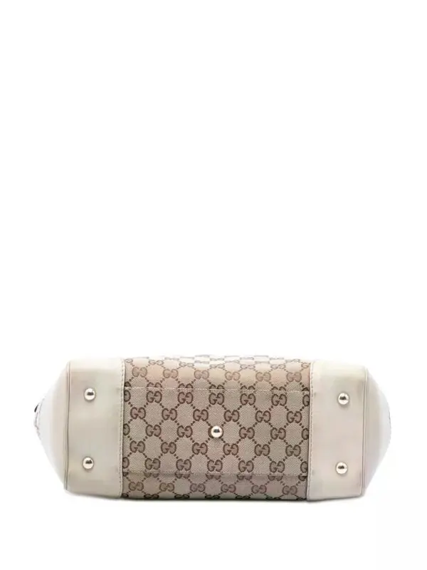 Gucci Gg Canvas Web Mayfair Tote Bag - Neutrals