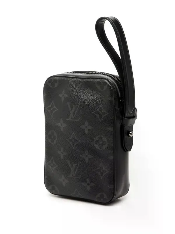 LOUIS VUITTON 2016 Monogram Eclipse Box Clutch Bag