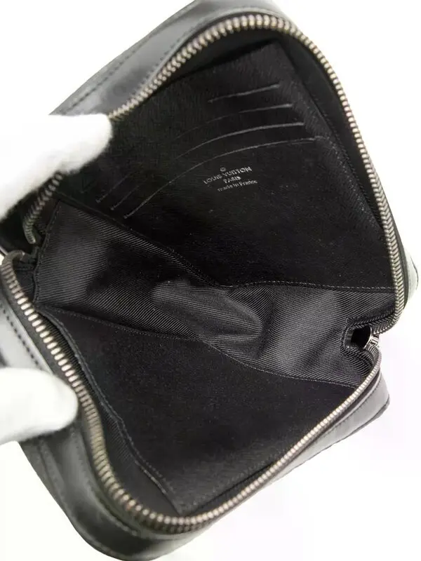 LOUIS VUITTON 2016 Monogram Eclipse Box Clutch Bag
