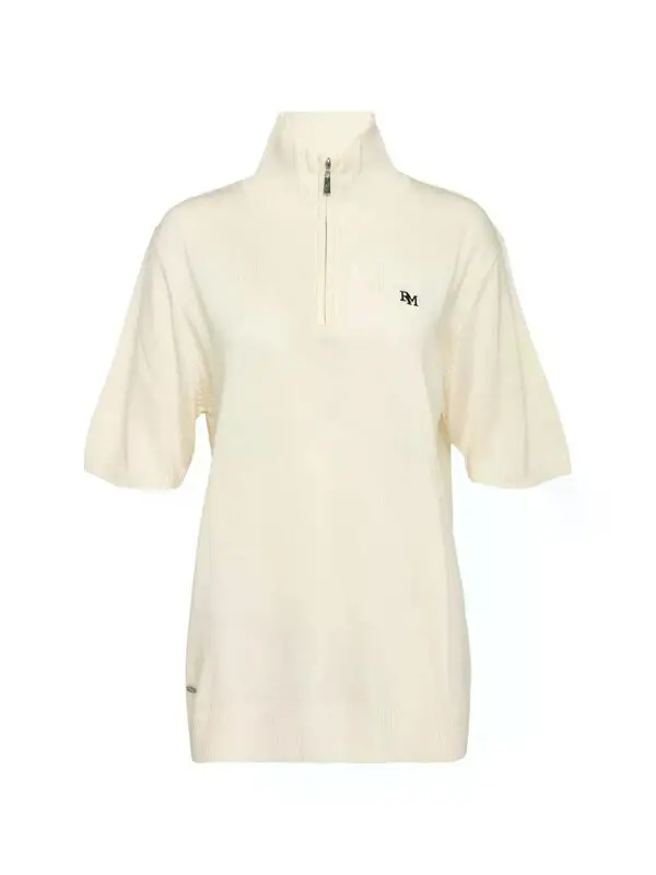 Rally Movement Embroidered Quarter-zip Sweater