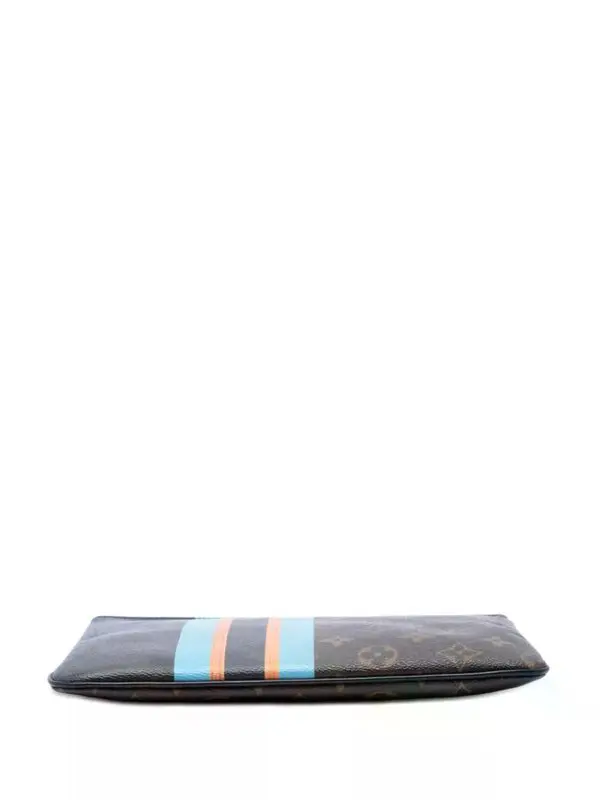 LOUIS VUITTON 2016 Monogram Pochette Plate Clutch Bag