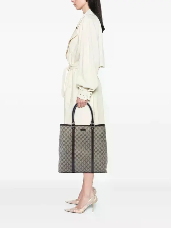 Gucci Gg Supreme Joy Vertical Tote Bag - Neutrals
