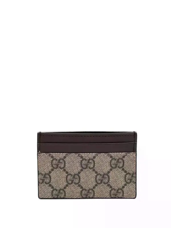 Gucci 2000-2015 Gg Supreme Card Holder - Neutrals
