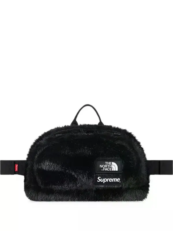 Supreme X The North Face Faux-fur Belt Bag - Black