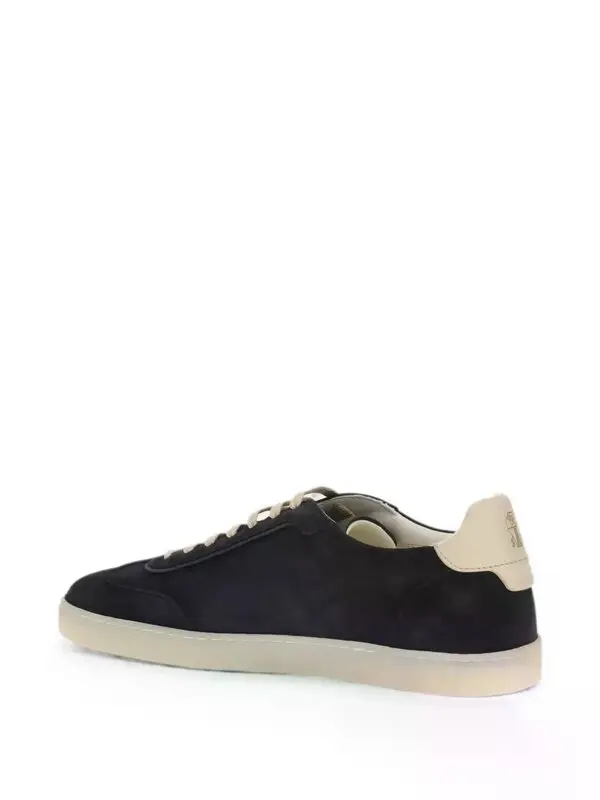 Brunello Cucinelli Suede Lace-up Sneakers - Blue