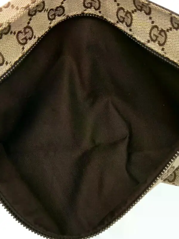 Gucci Gg Canvas Double Pocket Belt Bag