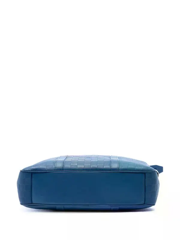LOUIS VUITTON Damier Infini Tadao Pm Satchel - Blue