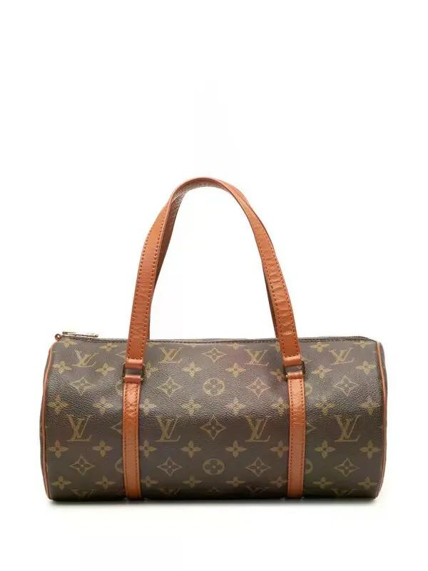 LOUIS VUITTON 1988 Monogram Papillon 30 Handbag - Brown