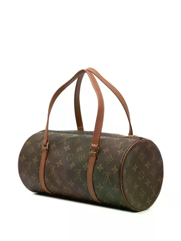 LOUIS VUITTON 1997 Monogram Papillon 30 Handbag - Brown