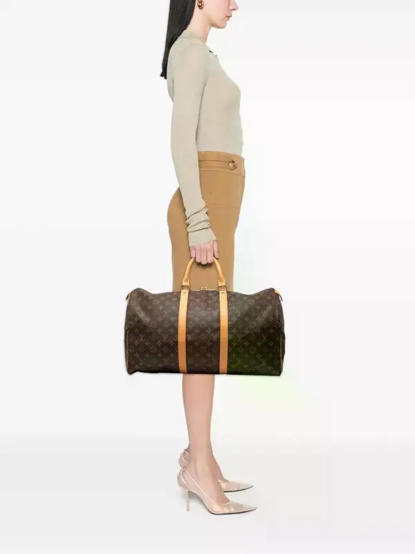 LOUIS VUITTON 2002 Monogram Keepall 50 Travel Bag