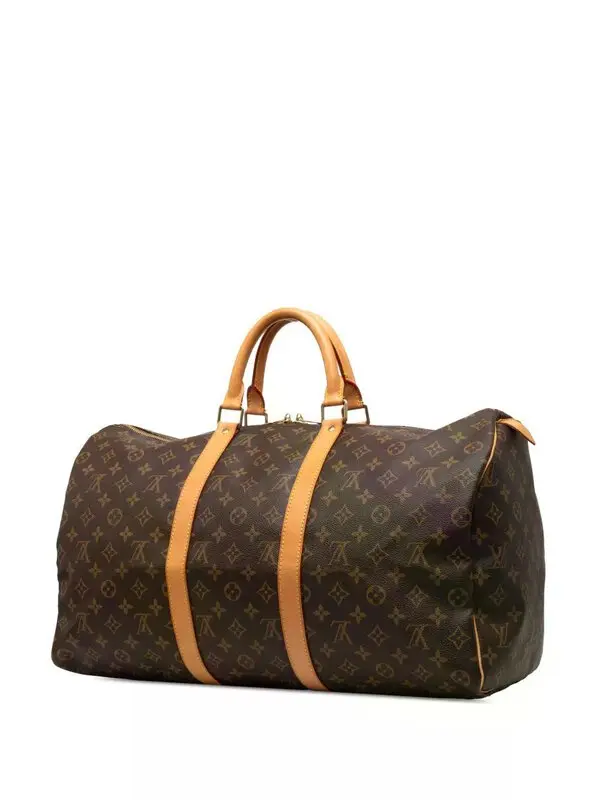 LOUIS VUITTON 2002 Monogram Keepall 50 Travel Bag