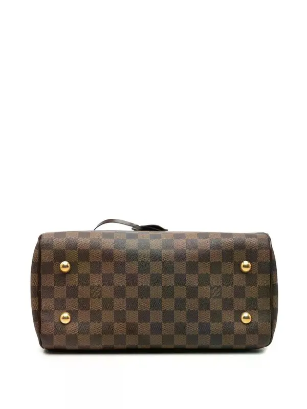 LOUIS VUITTON Damier Ebene Duomo Handbag - Brown