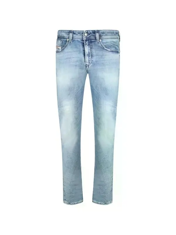 DIESEL® Faded Whiskered Jeans