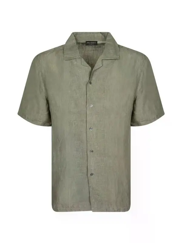 DELL'OGLIO Short-sleeve Bowling Shirt