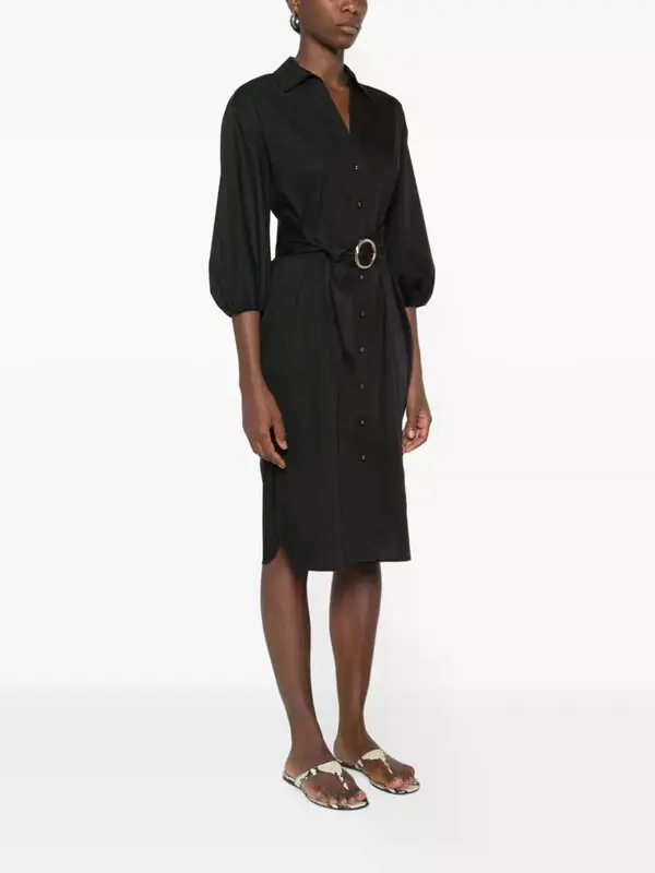TWINSET Belted Midi Dress