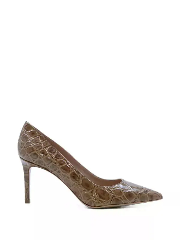 NOTABENE Carolina 70 Croc Effect Stiletto Pumps