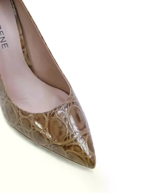 NOTABENE Carolina 70 Croc Effect Stiletto Pumps