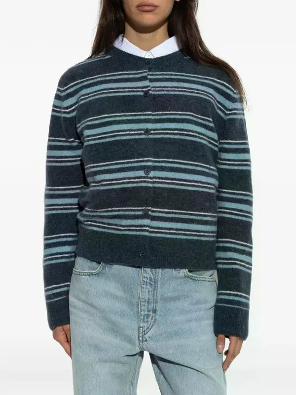SAMSOE SAMSOE Striped Brushed Cardigan