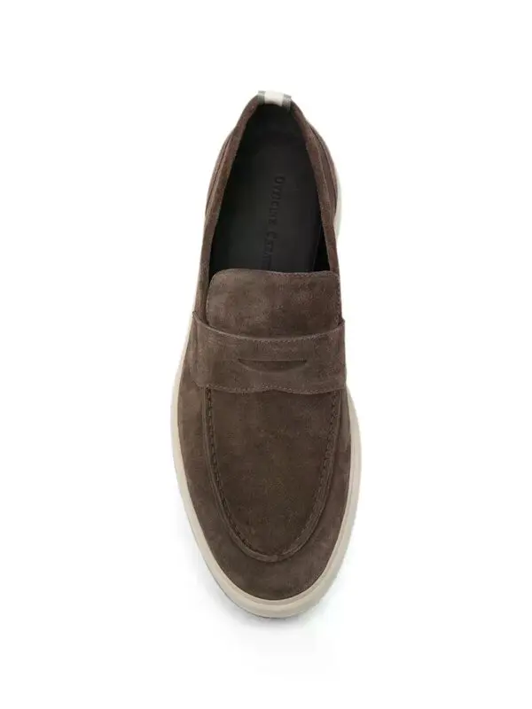 Officine Creative Suede Penny Loafers